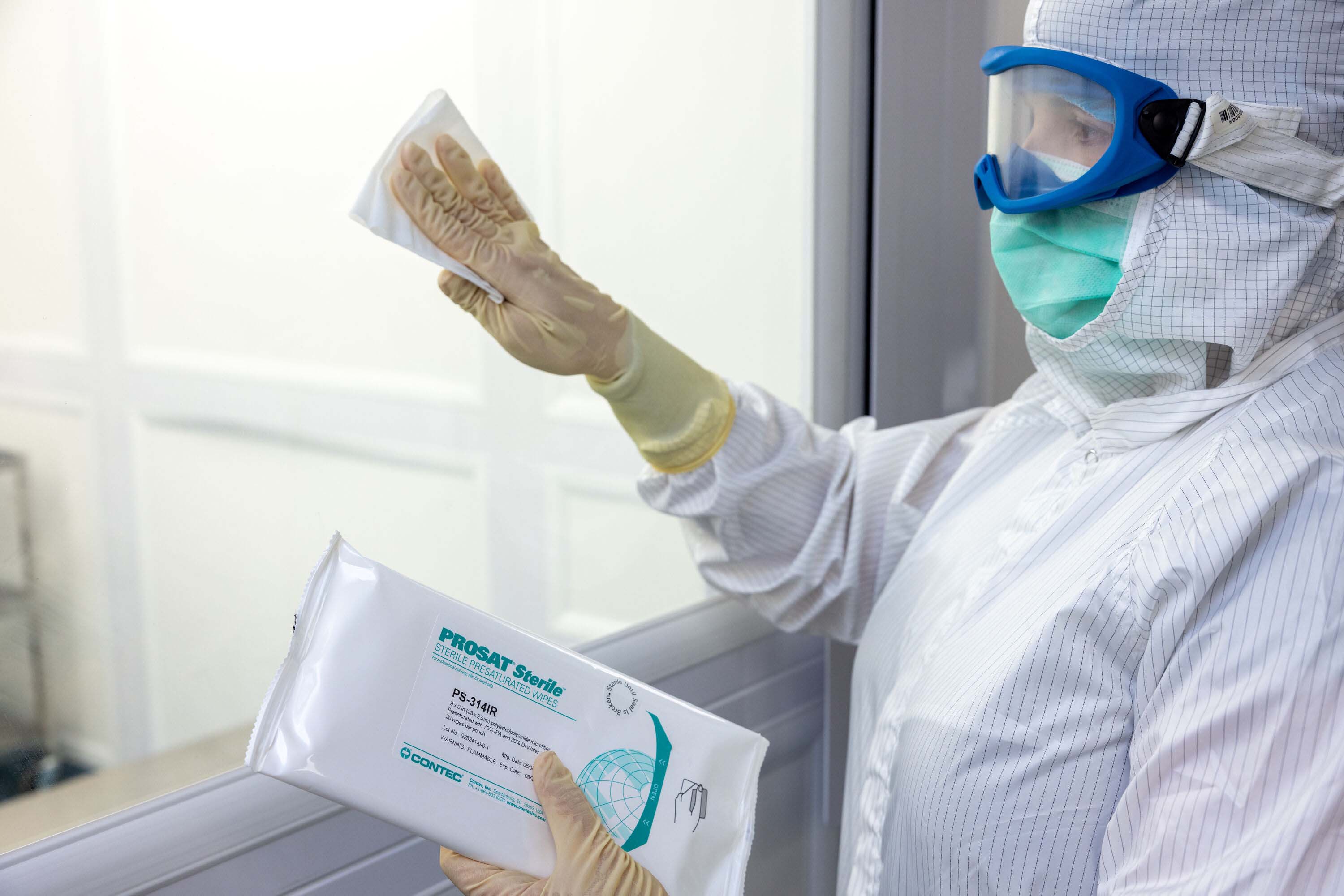Biotechnology Manufacturing Cleaning Solutions | Contec Cleanroom